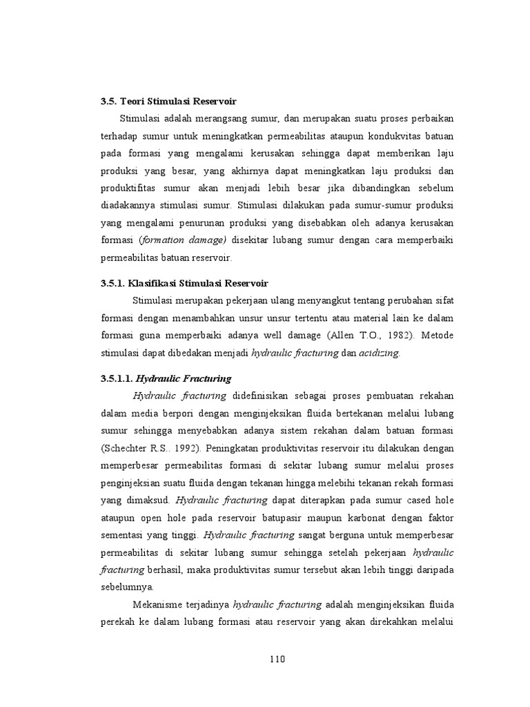 9.5 Teori Matrix Acidizing | PDF