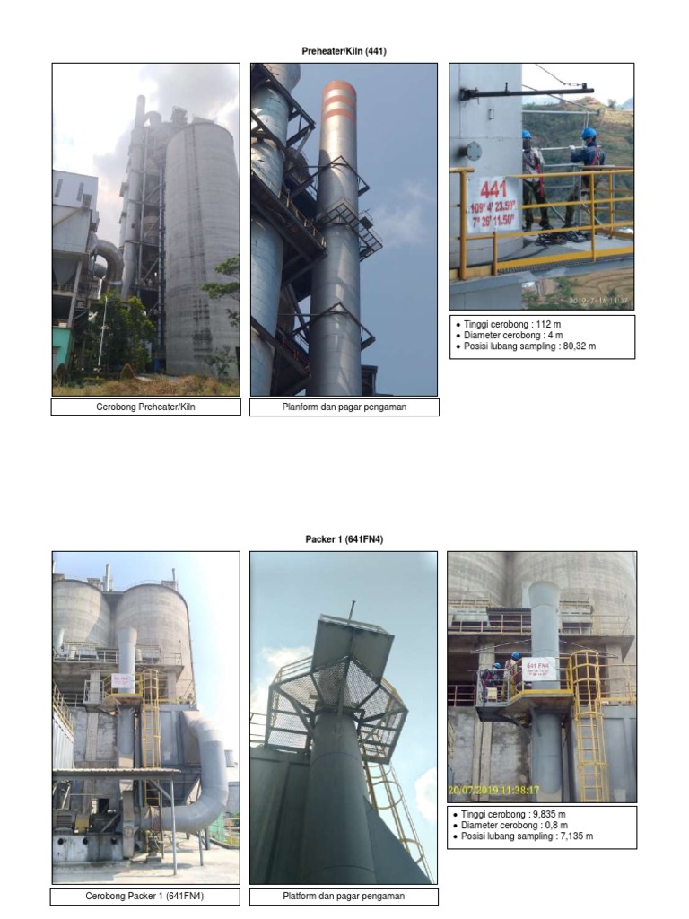 Desain Cerobong dan Titik Sampling Emisi | PDF
