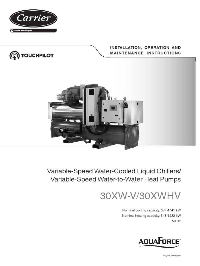 Installation Operation Manual 30XWV LR | PDF