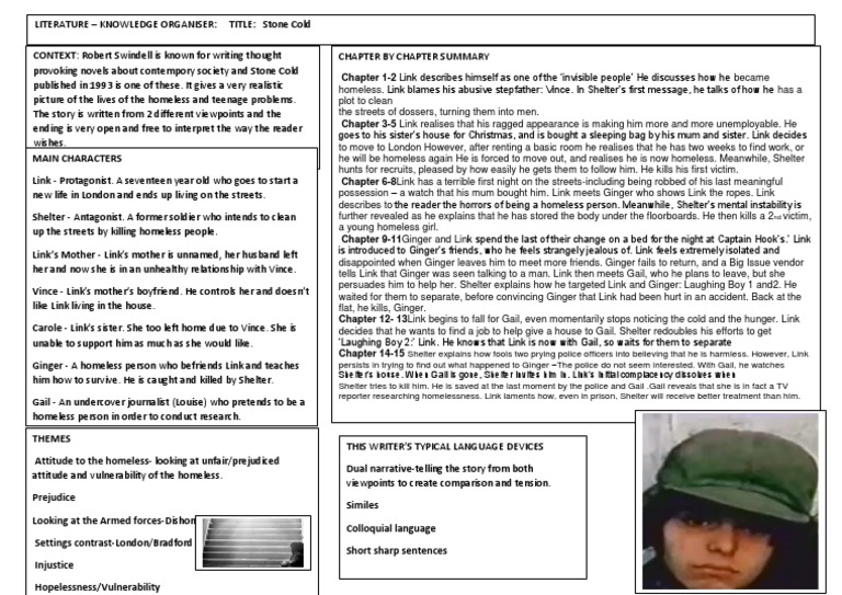 Stone Cold Book Summary | PDF | Homelessness