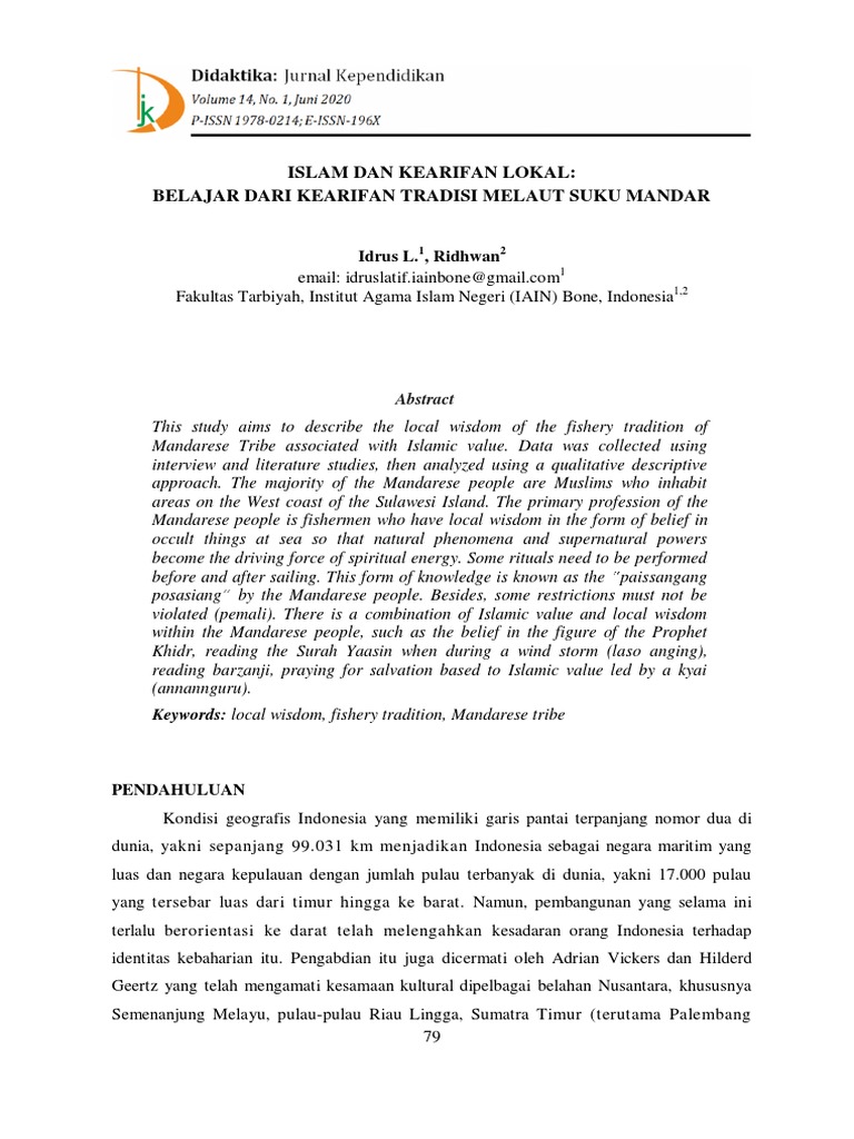 Jurnal Suku Mandar | PDF