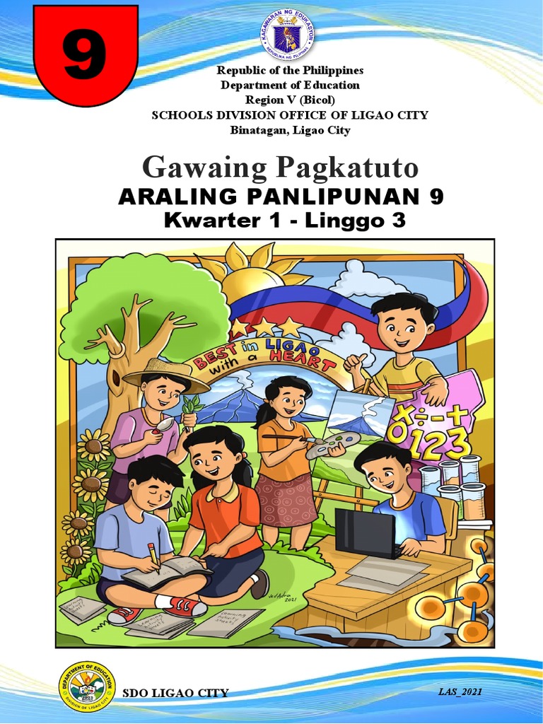 AP LAS Grade 9 Q1 Linggo 3 | PDF