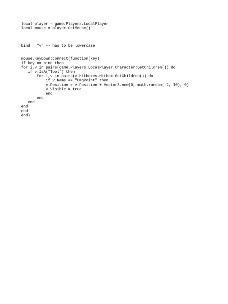 Combat Warriors Hitbox Expander Script | PDF