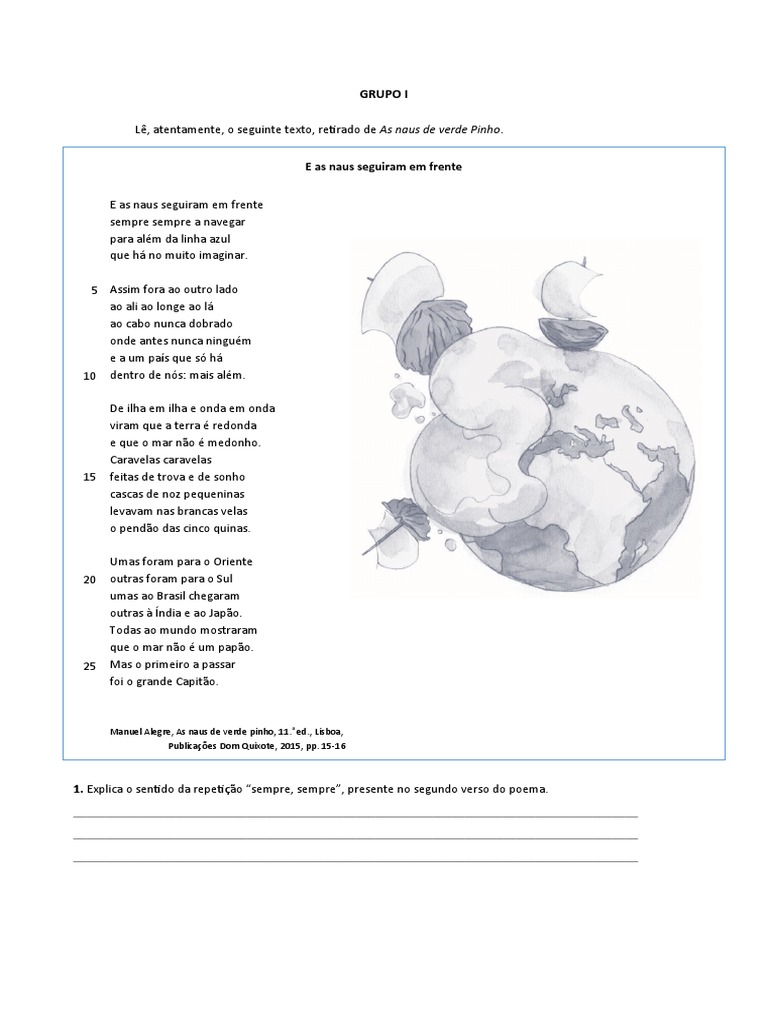 As naus seguiram em frente: a viagem e as descobertas dos marinheiros portugueses | PDF ...