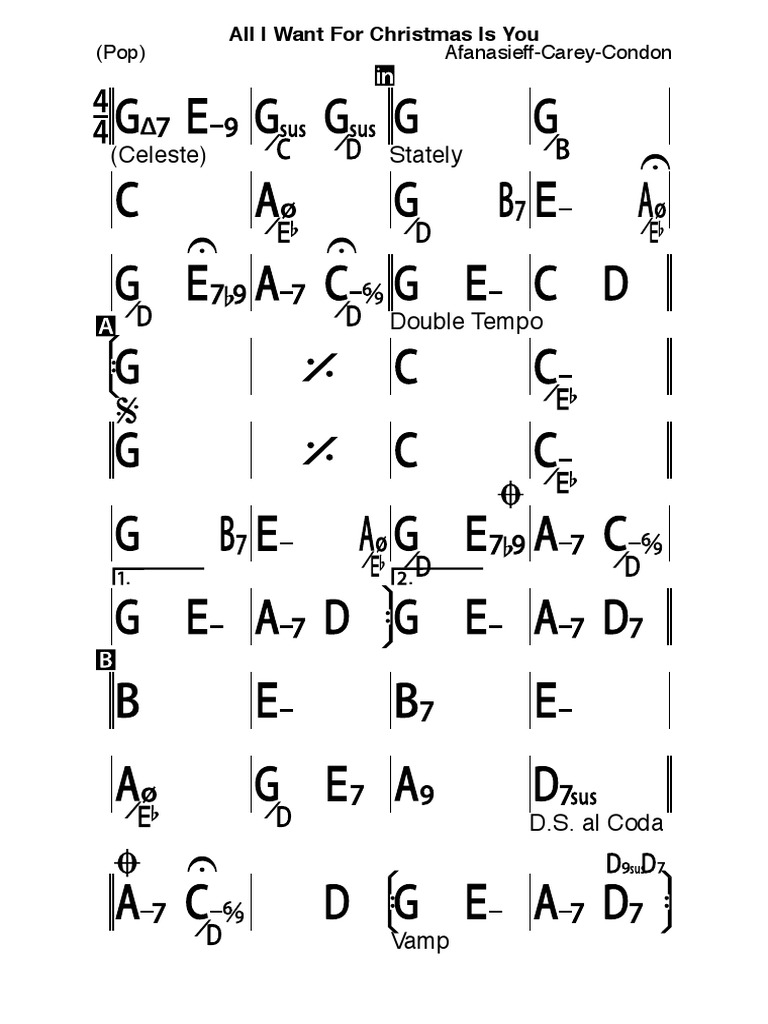 Christmas Pop Song Sheet Music | PDF