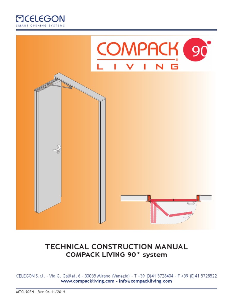 Compack Living 90°-Technical Manual-Rev4-eng | PDF
