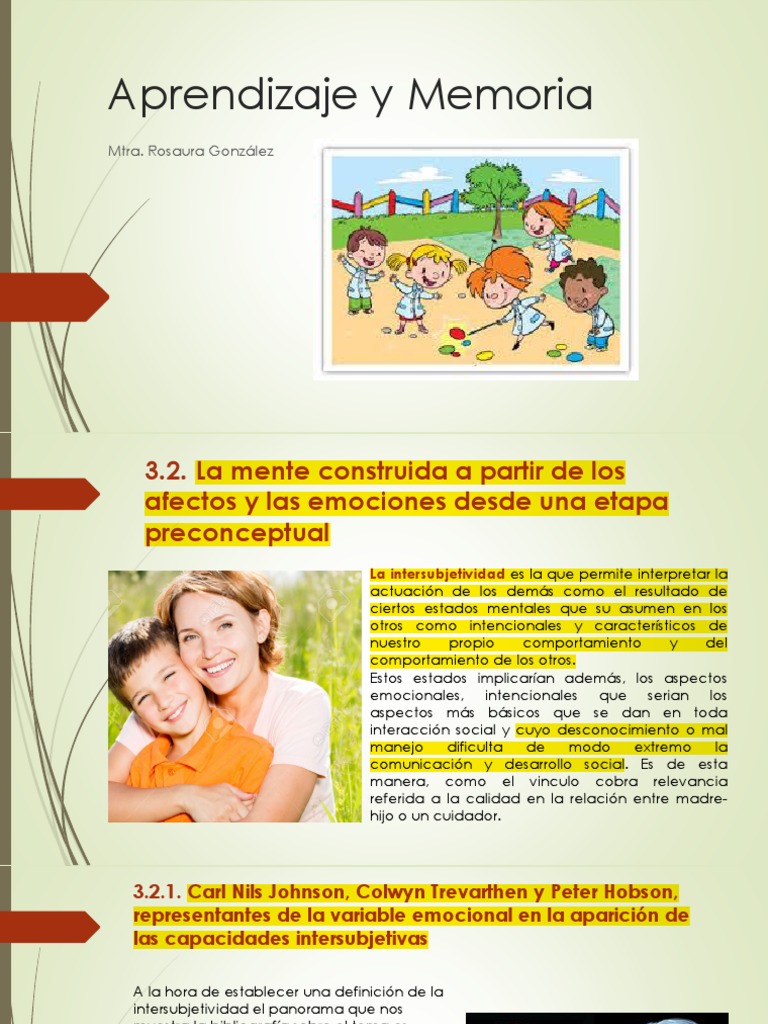 3.2. La Mente Construida A Partir de Los Afectos y Las Emociones Desde ...