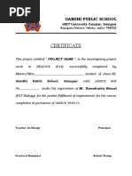 Practical Certificate Template | PDF