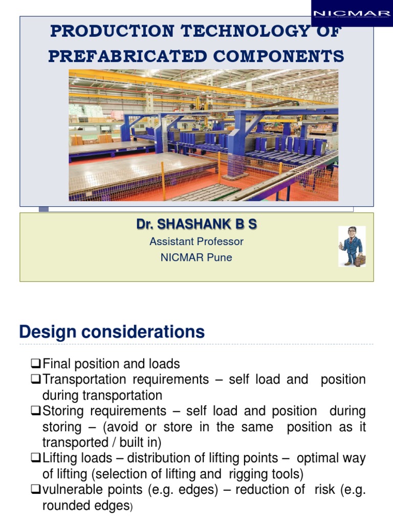2-Production Technology of Prefabricated Components | PDF | Crane ...