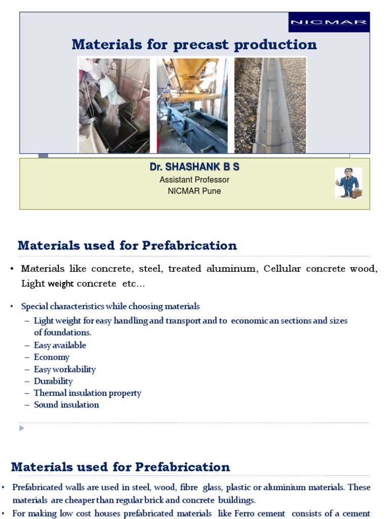 Precast Concrete Material Selection Guide | PDF | Concrete | Precast ...