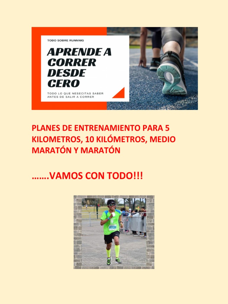 Ebook Aprende A Correr Desde Cero Planes de Entrenamiento | PDF | Corriendo | Deporte del atletismo