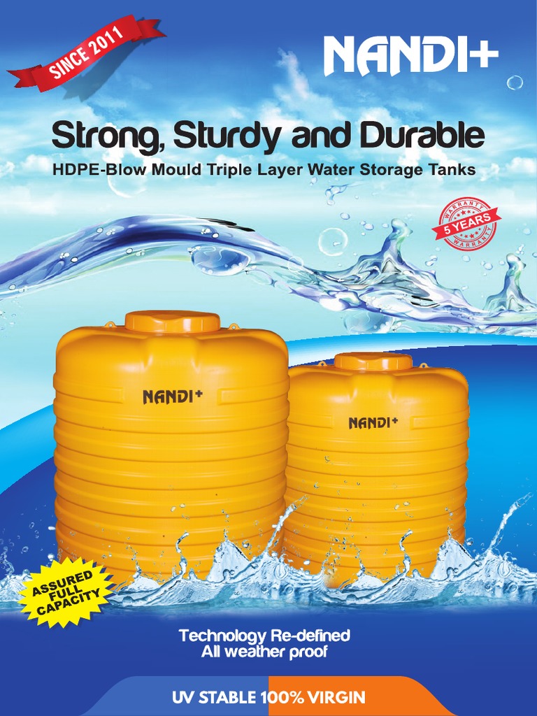 Nandi Plus Hdpe Water Storage Tank | PDF