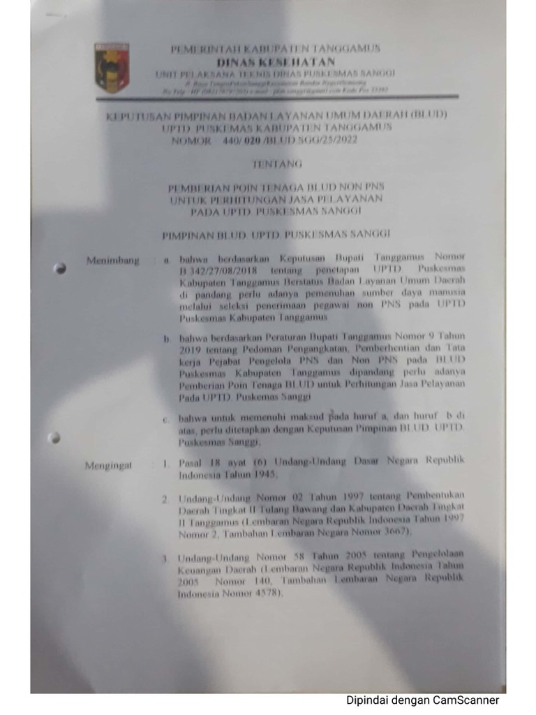 3324162201720001_SUPRIYONO_SK BLUD 2022 | PDF