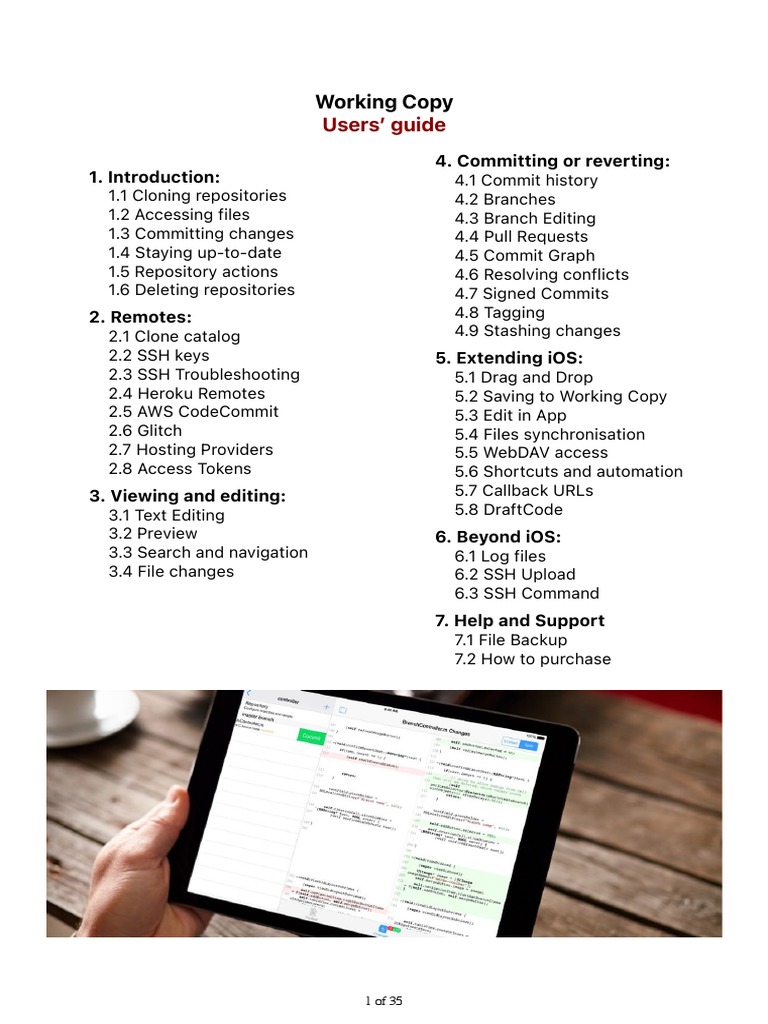 JWorking Copy-Users Manual | PDF | Computer File | Ios