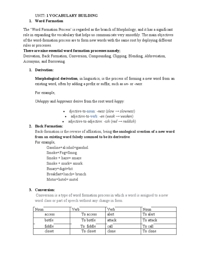 English For Engineering Students Notes I Unit | PDF | Grammatical ...