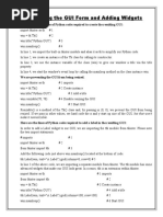 Tkinter Cheat Sheet | PDF | Menu (Computing) | Human–Computer Interaction