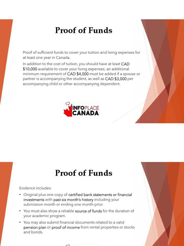 POF & Tuition Fees Requirements | PDF | Tuition Payments | Fee