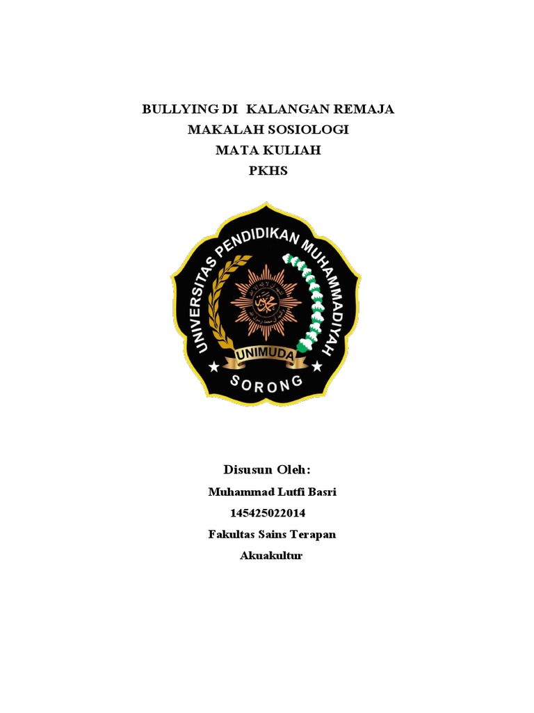 Makalah Bullying | PDF