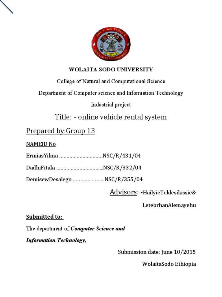 Final Documentation | PDF | Use Case | Renting