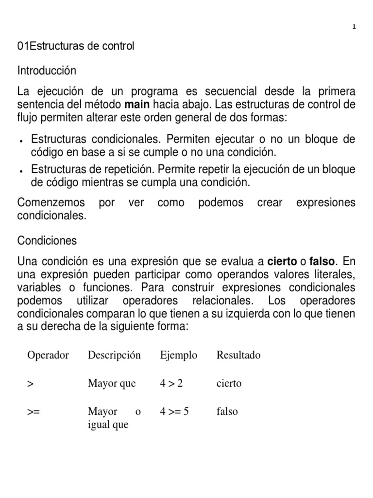 2 2 Estructuras De Control En Cc Pdf