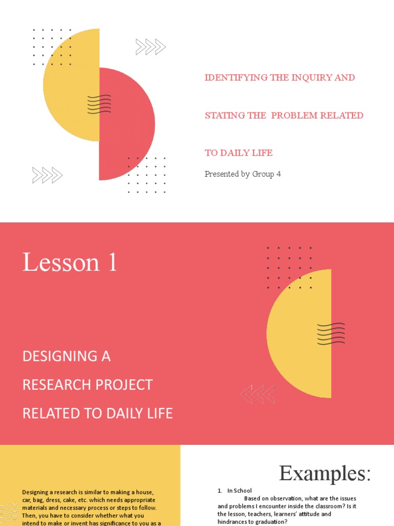 Identifying Daily Life Problems Through Qualitative Research Design ...