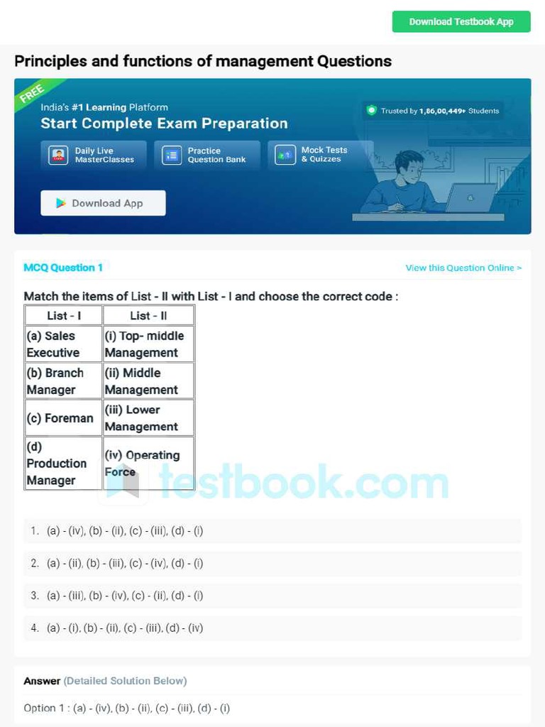MCQ On Principles and Functions of Management 5fc429ac95a9708a21c5d1e4 ...