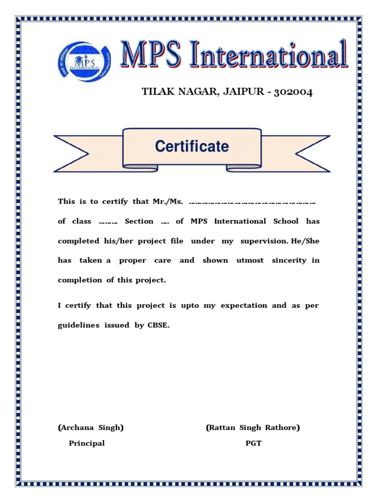 Project File - Common Pages XII BST | PDF