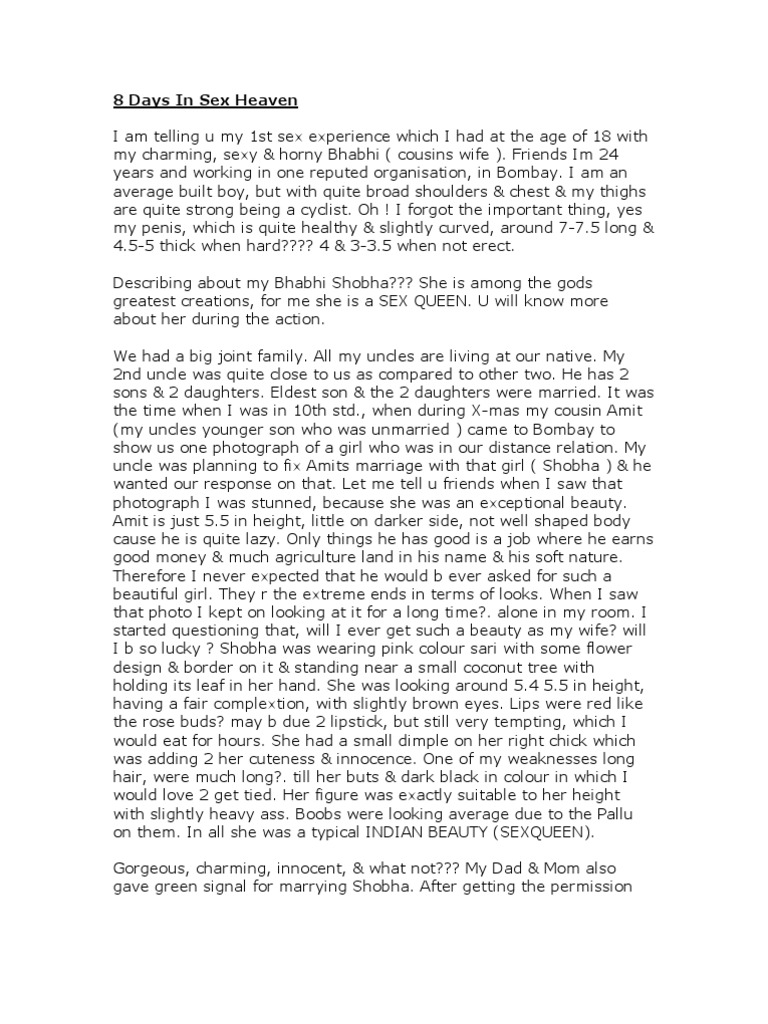 8 Days In Sex Heaven Pdf Sex
