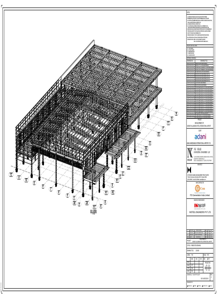 CHECK in Erection Drawing | PDF | Welding | Construction