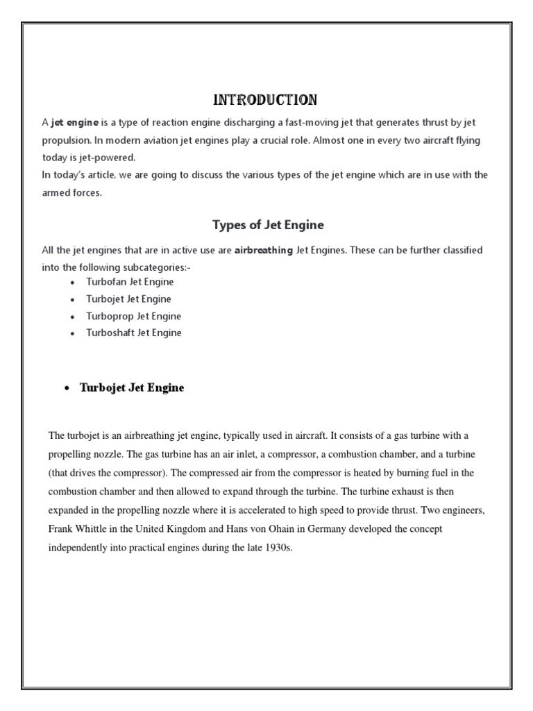 PER Microproject | PDF | Jet Engine | Aviation