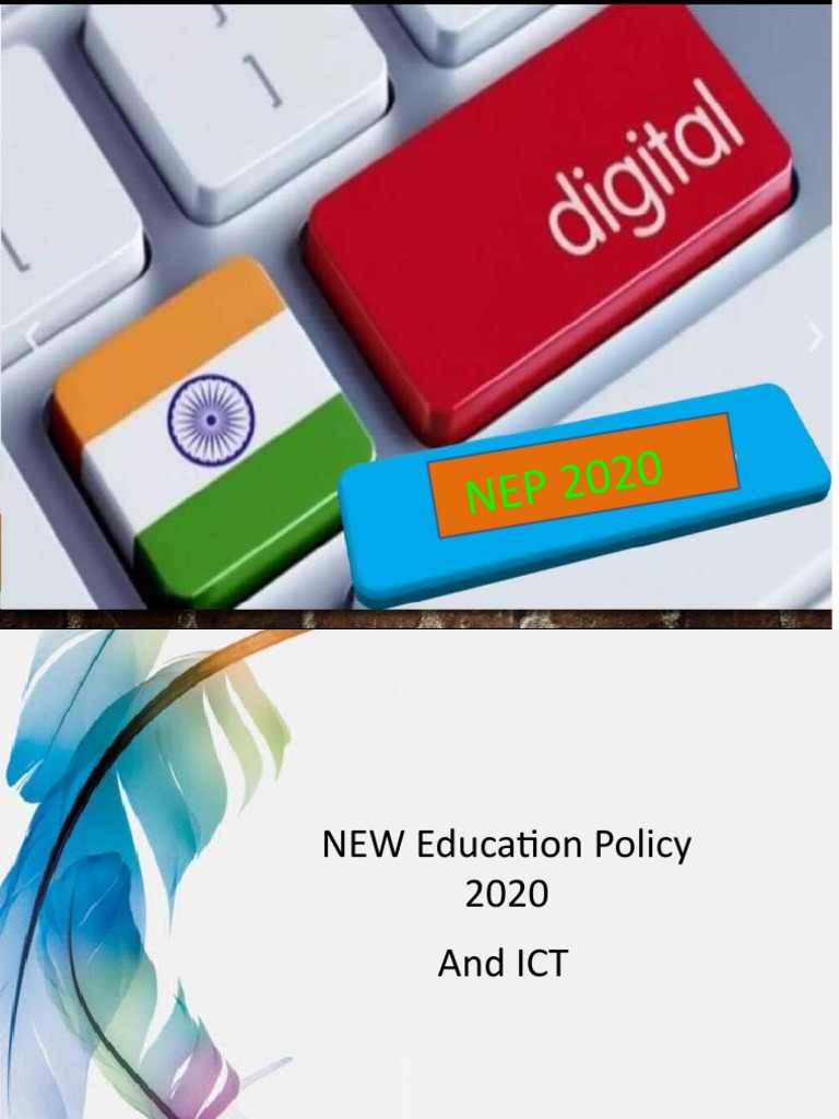 NEP and ICT | PDF | Educational Technology | Educational Assessment