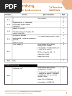AQA GCSE Chem C2 Summary Question Answers | PDF | Ion | Atoms
