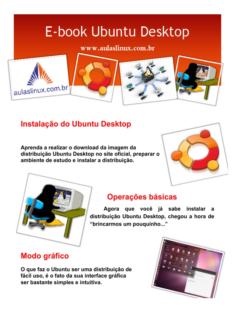 E-Book Ubuntu Desktop | PDF | Endereço de IP | Distribuição Linux