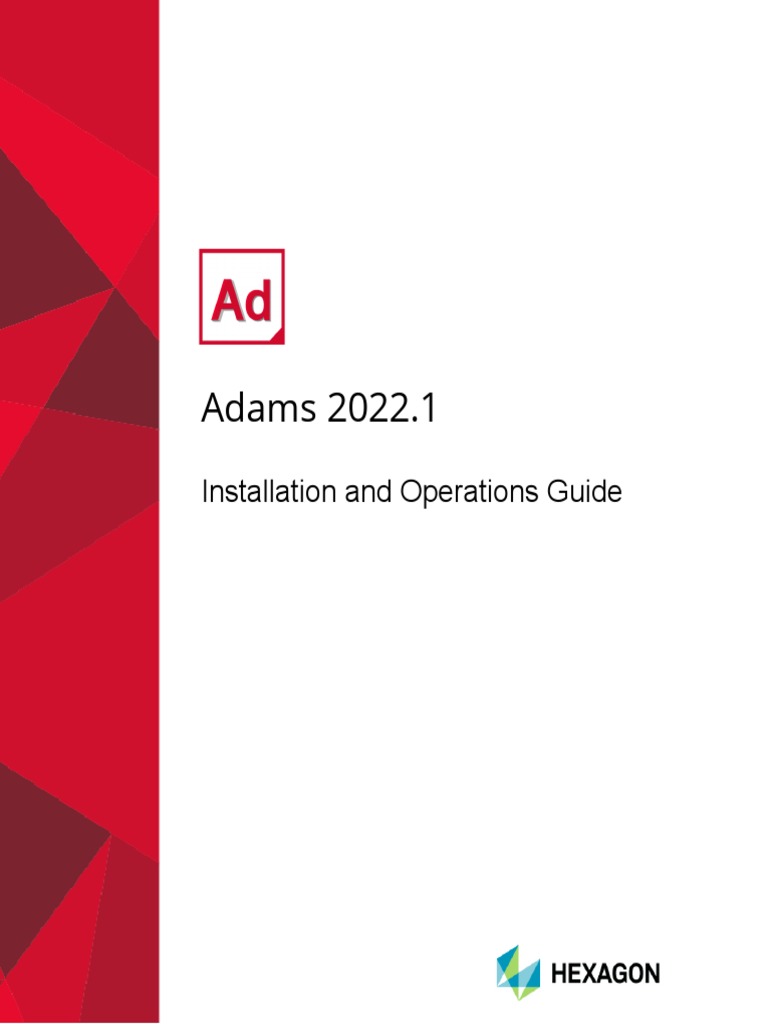 Adams 2022.1 Installation Guide | PDF | Linux | Software Development