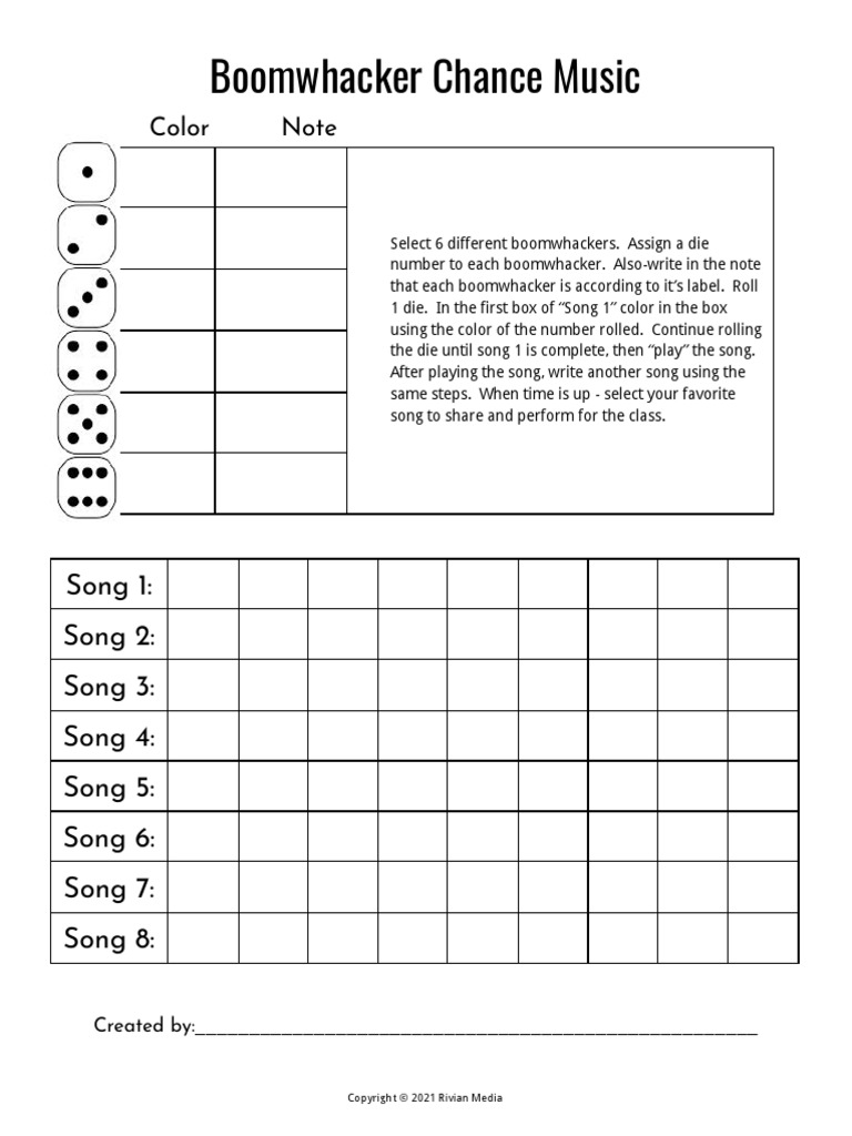 Chance Boomwhackers | PDF