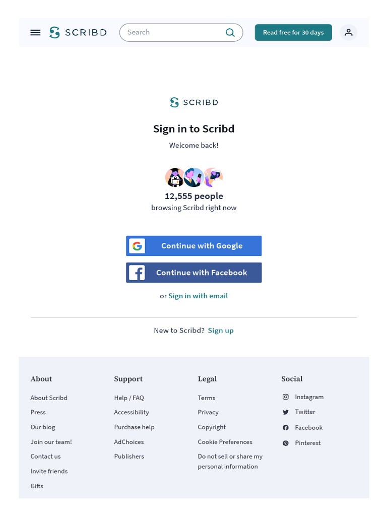Sign in Scribd | PDF