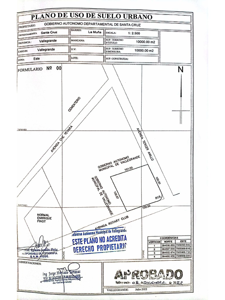 Plano de Uso de Suelo | PDF