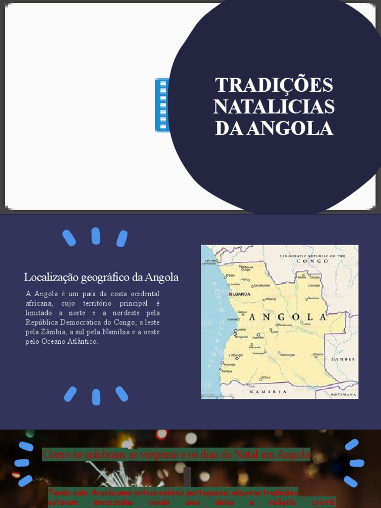 Trabalho Tradições Natalinas Da Angola | PDF | Gastronomia, comida e vinho