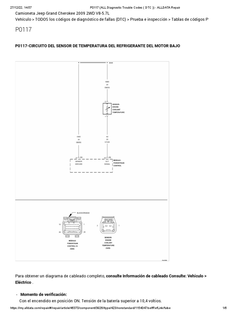 P0117 (ALL Diagnostic Trouble Codes (DTC) ) - ALLDATA Repair | PDF ...