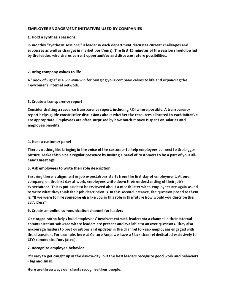 Effective Employee Retention Strategies: 14 Initiatives Companies Use ...