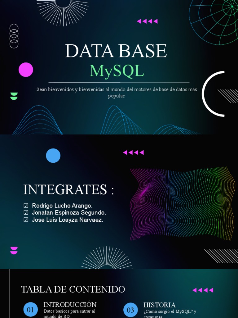 MYSQL - Trabajo Final | Descargar gratis PDF | Mi sql | Bases de datos