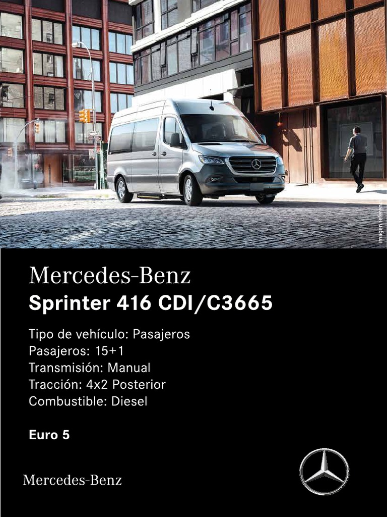 Ficha Tecnica Sprinter 416_15+1 | PDF | Sistema de freno antibloqueo ...
