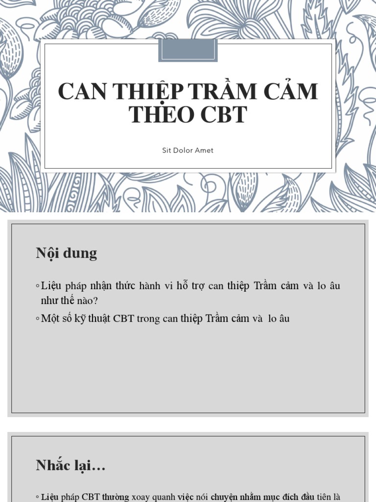 Can Thiep Tram Cam Theo CBT | PDF