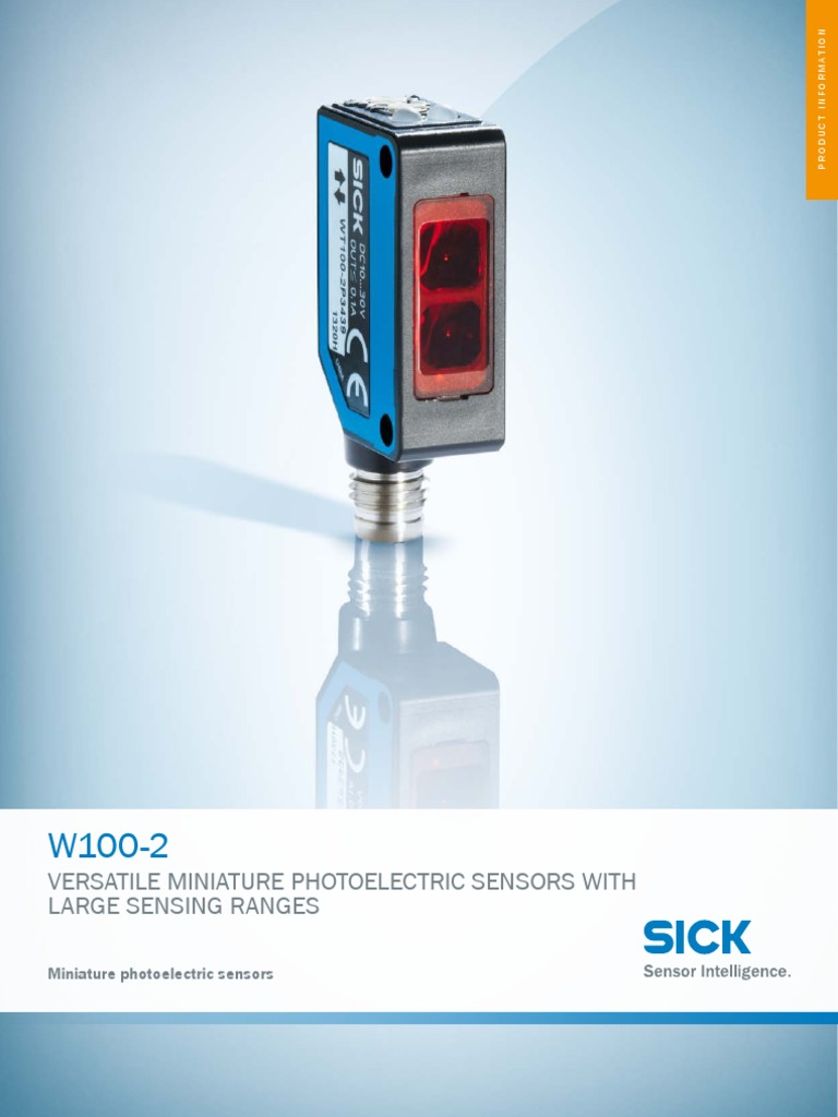 Sick w100-2 Eng Tds | PDF | Light Emitting Diode | Bipolar Junction ...