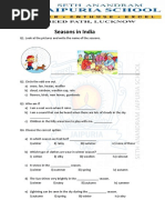 Picture Comprehension STD - 2 | PDF