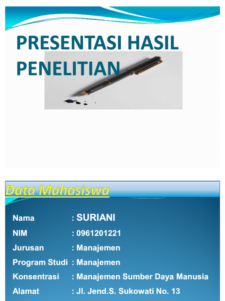 Skripsi-1 Power Point Bu Nani | PDF