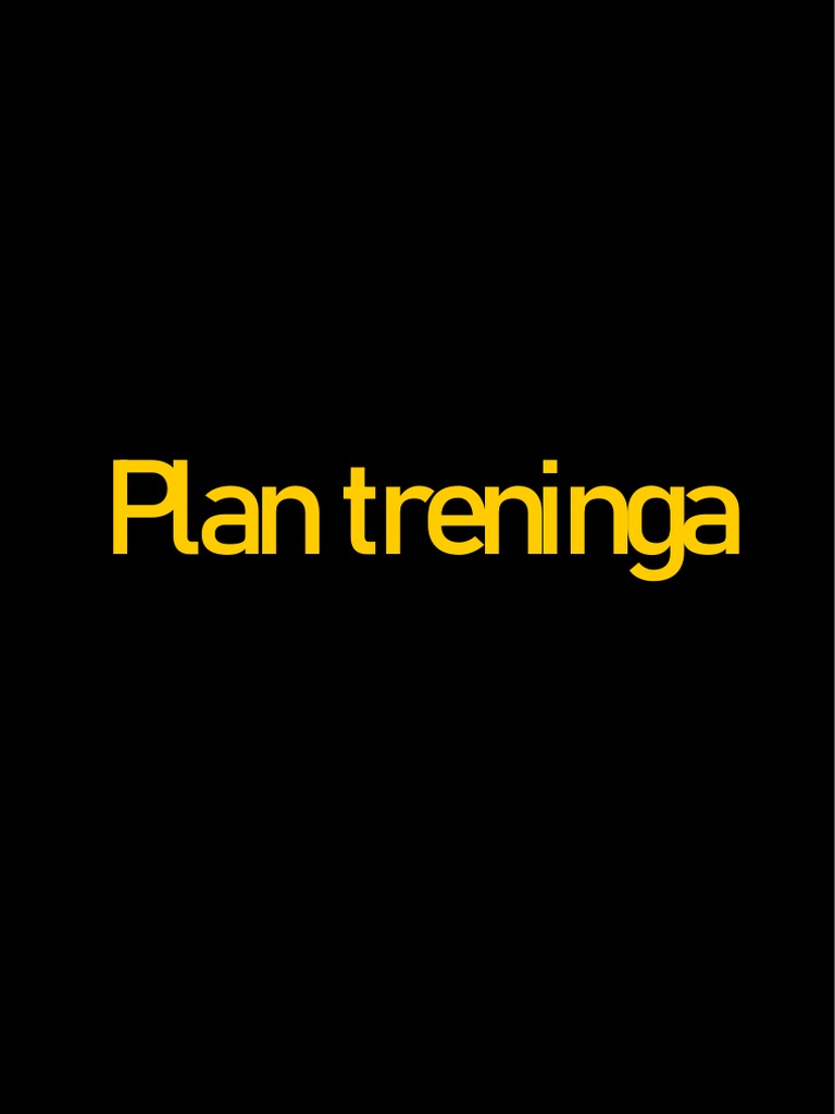 Plan Treninga Anja PDF | PDF
