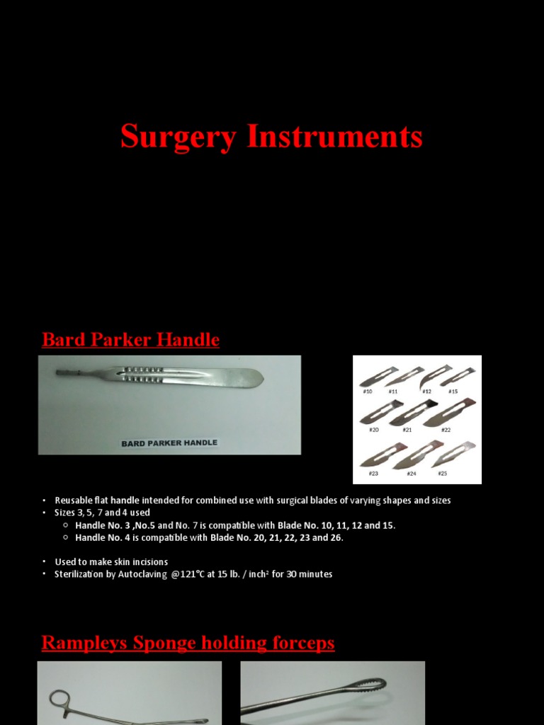 Surgical Tools Overview | PDF | Gallbladder | Clinical Medicine