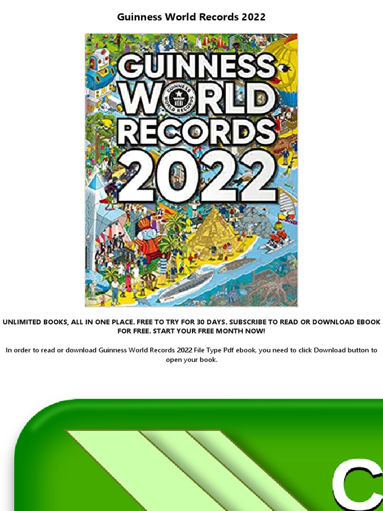 Guinness World Records 2022 | PDF | Amazon Kindle | Computing