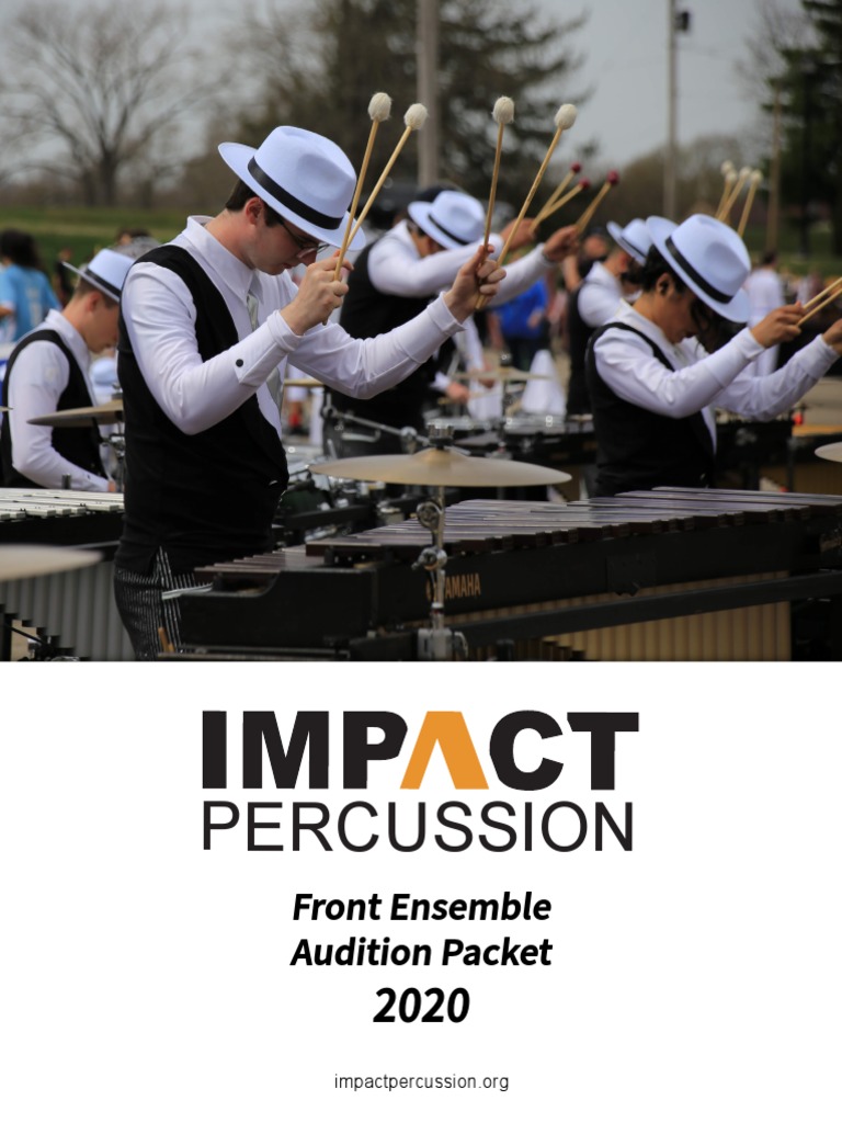2020 IMPACT Percussion Front Ensemble Audition Packet | Download Free ...